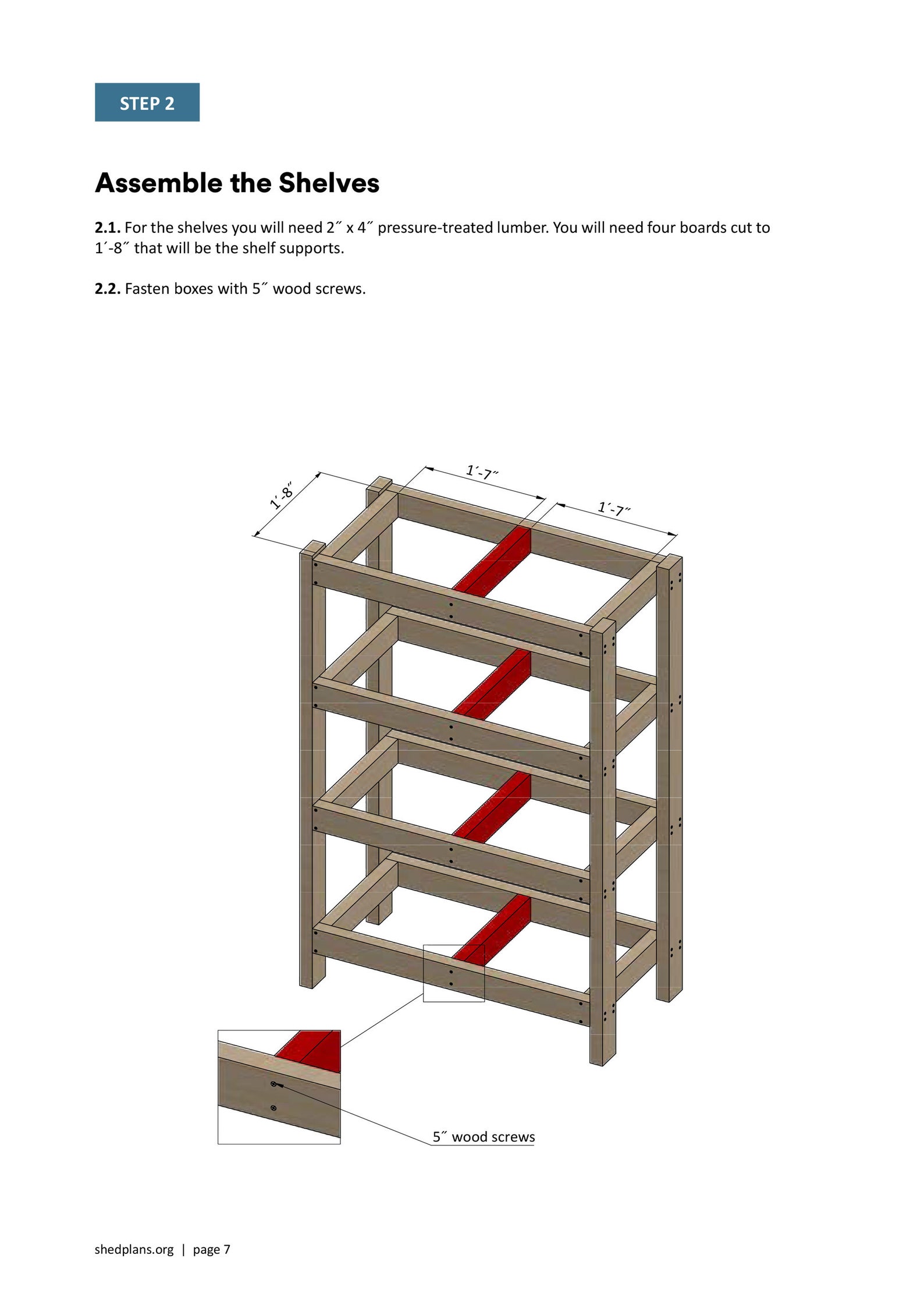 2x4 Garage Storage Shelves Plans (PDF) - Etsy