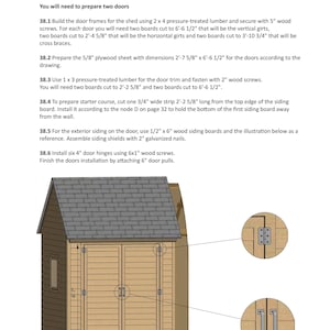 8x15 DIY Greenhouse-shed Plans With Gardening Shelves - Etsy
