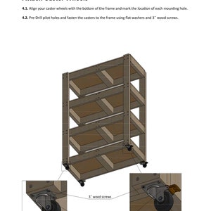2x4 Movable Garage Shelves Plans (PDF) - Etsy