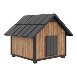 4x4 Dog House Plans PDF - Etsy