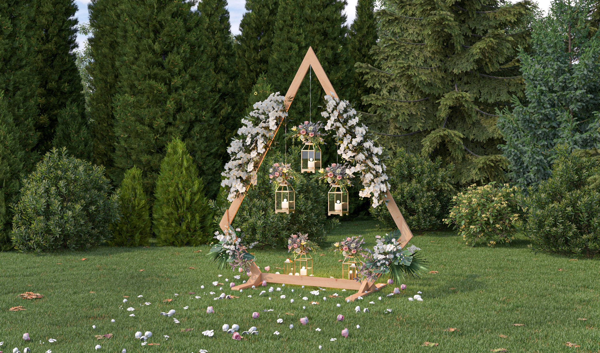 DIY Diamond Frame Wedding Arch Plans for Wedding Decoration (PDF ...
