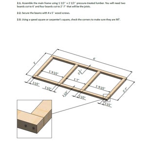 DIY Raised Garden Bed Plans With Trellis 3x6 (PDF) - Etsy