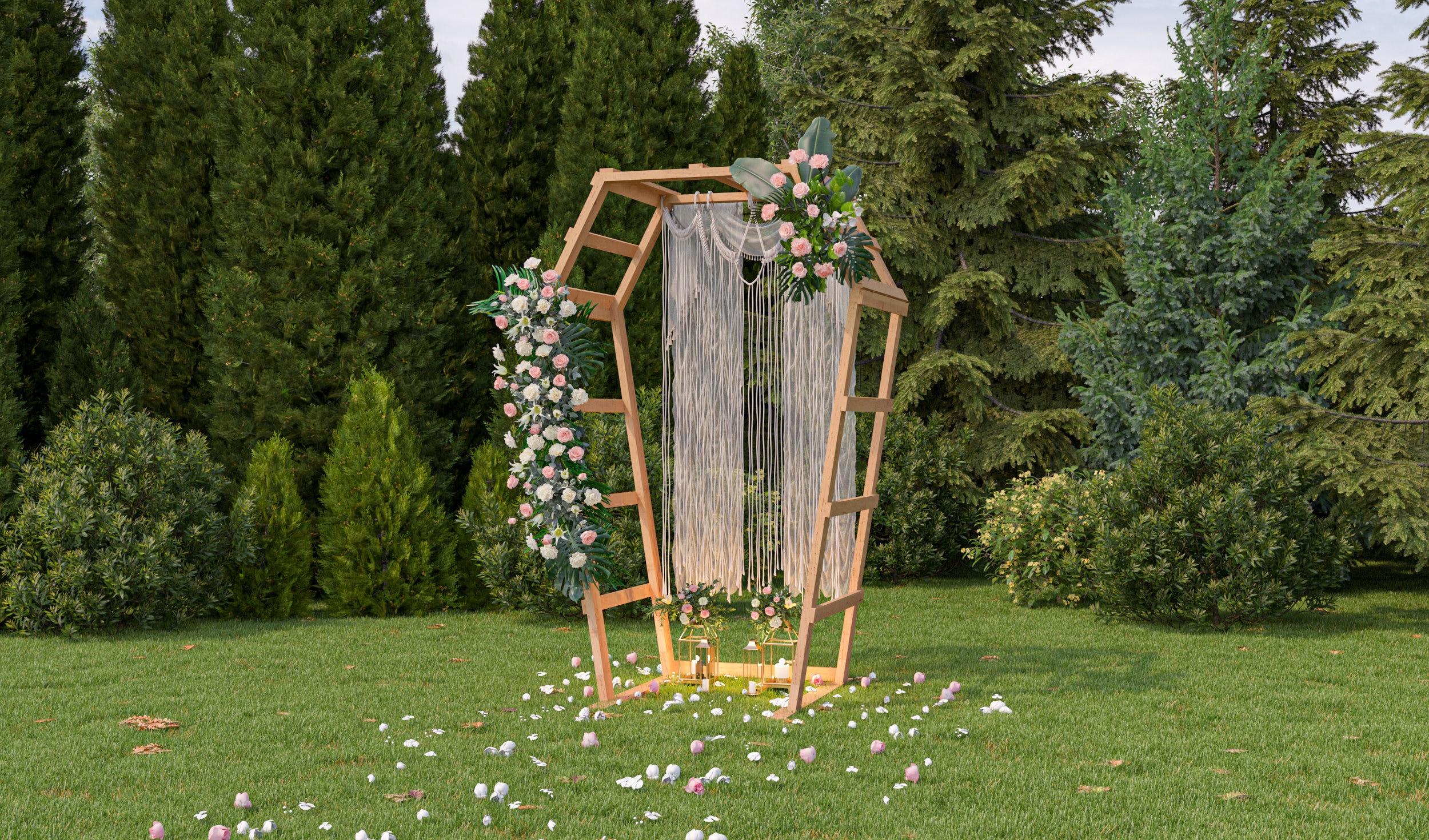 Victorian Garden Arbor Designs