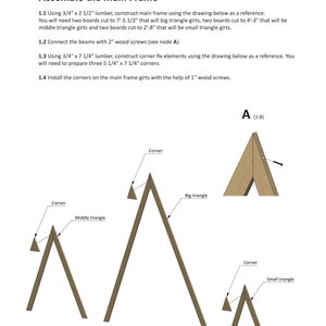 DIY Triple Triangle Frame Wedding Arch Plans (PDF Instructions) - Etsy