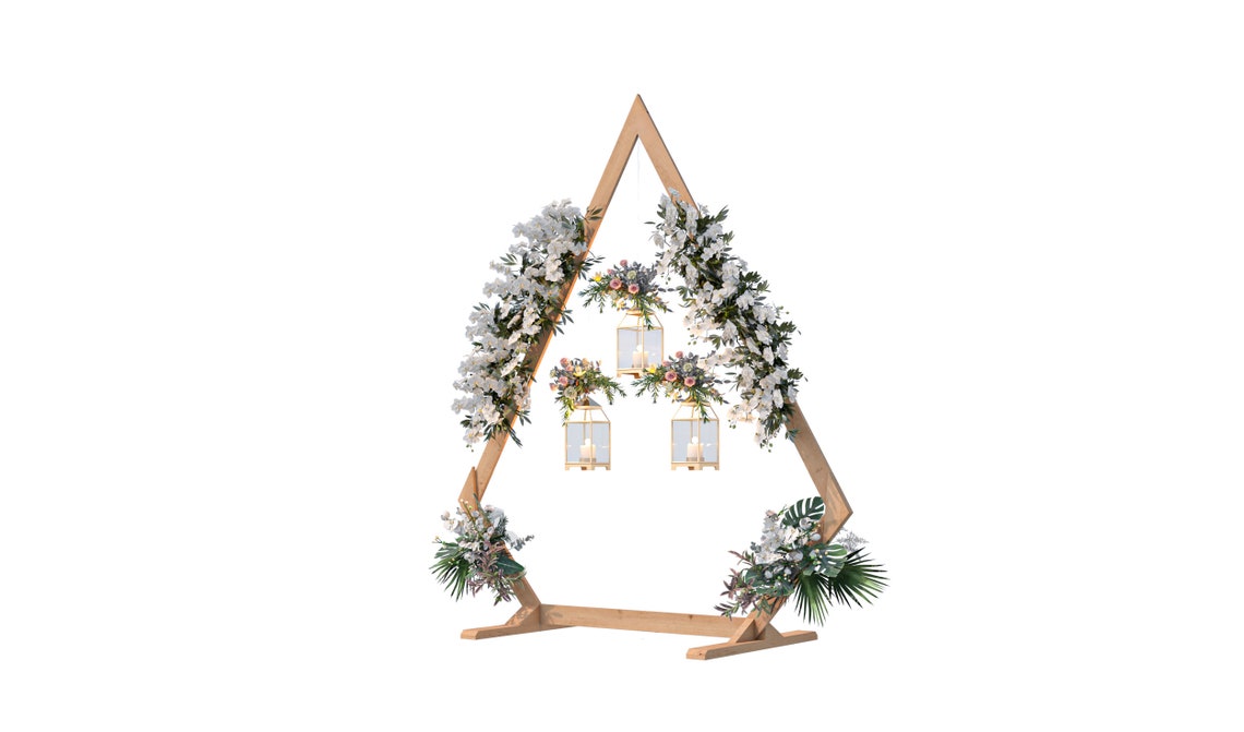 DIY Diamond Frame Wedding Arch Plans for Wedding Decoration (PDF ...