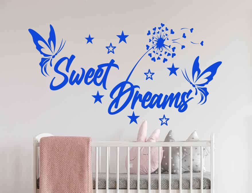 Sweet Dreams Wall Stickers Boys Bedroom Wall Decal Quotesdb - Etsy