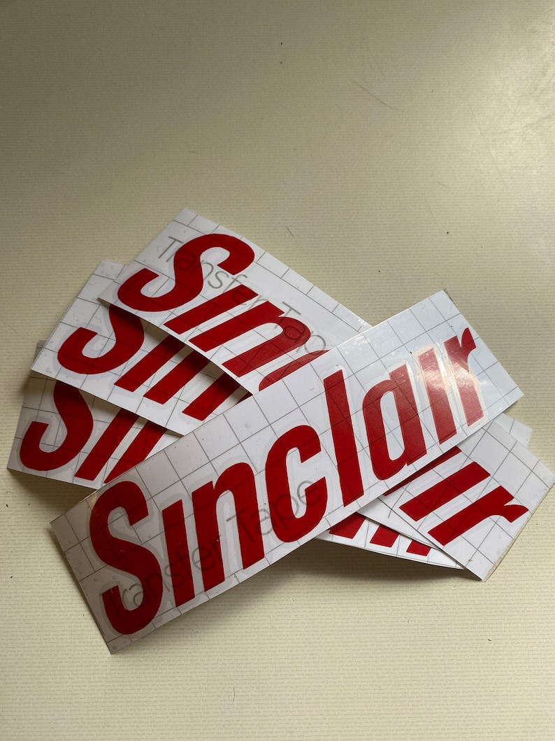 Sinclair Decal - Etsy