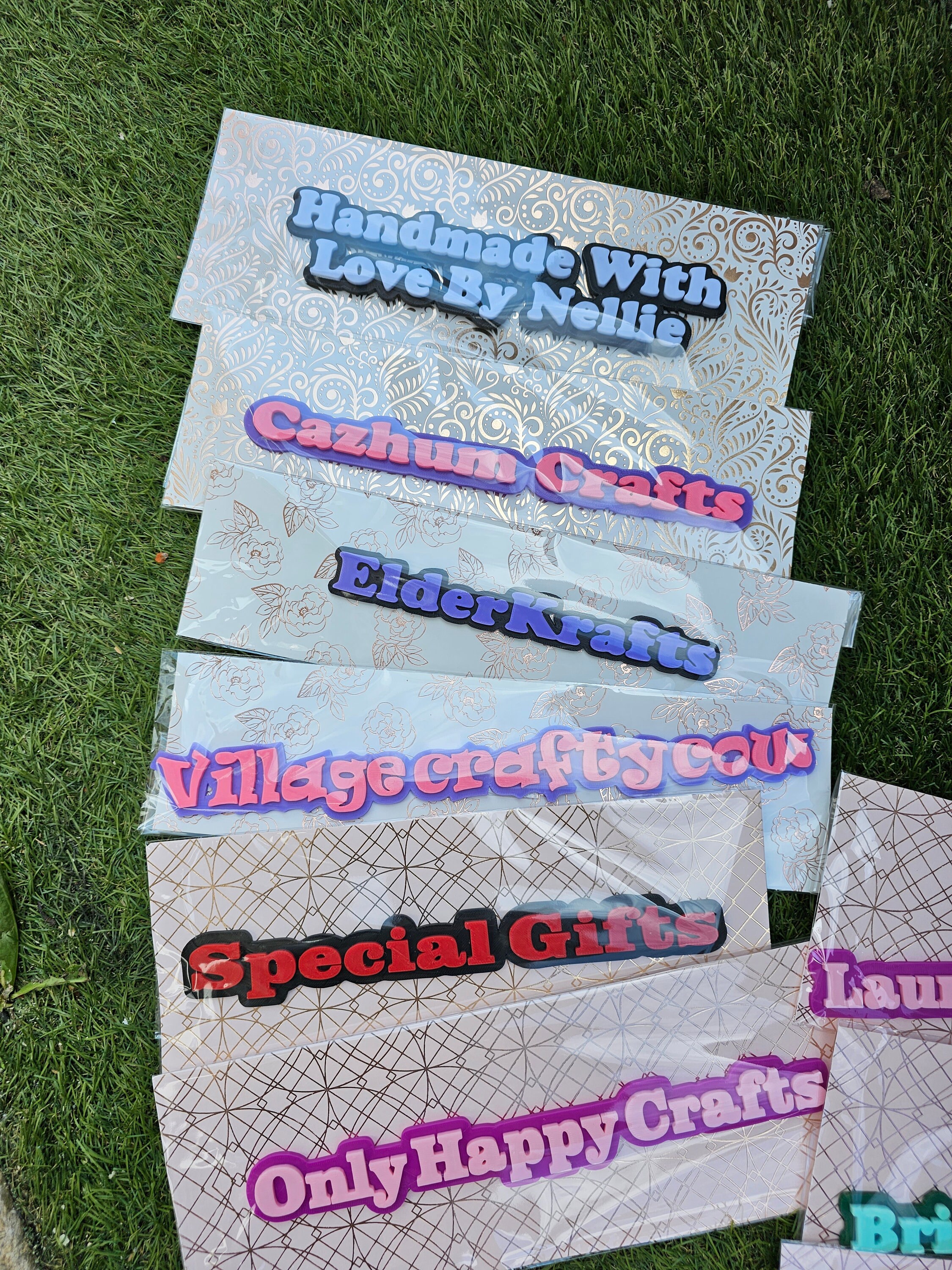 3D Printed Watermark: Custom Social Media & Business Tag - Etsy