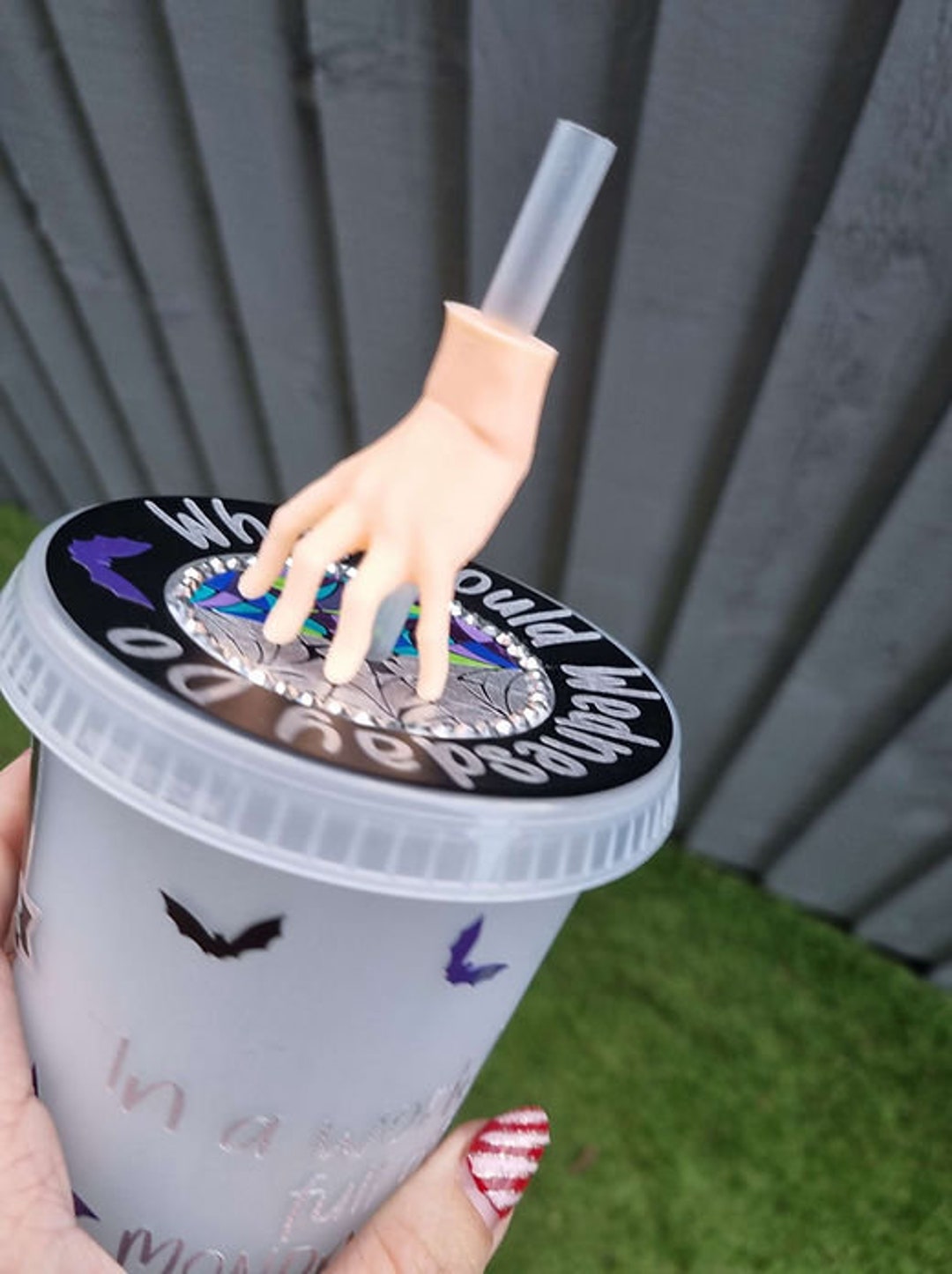 Thing Straw Topper 3D Printed Topper for Straws Wednesday Theme Thing ...