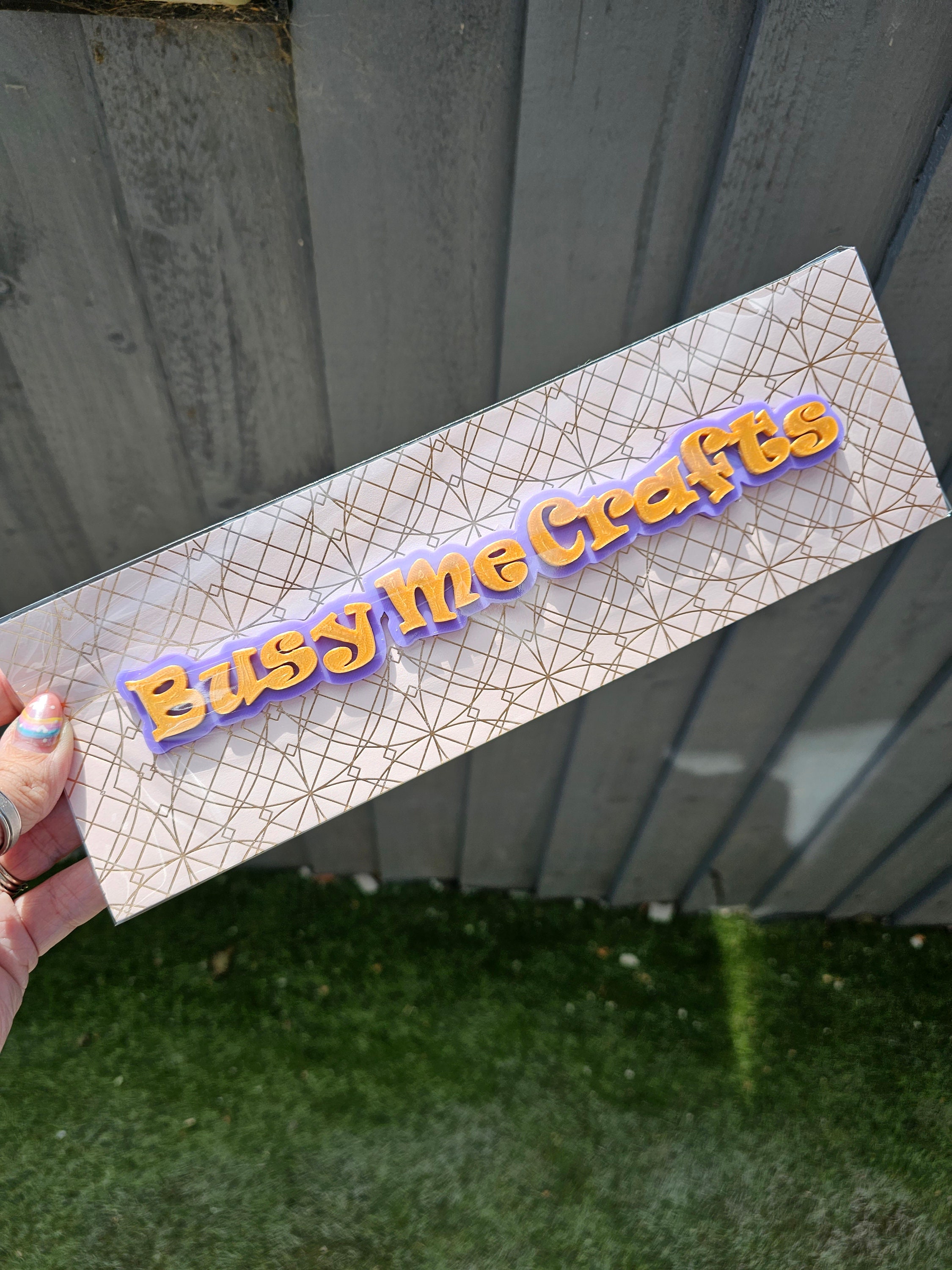 3D Printed Watermark: Custom Social Media & Business Tag - Etsy