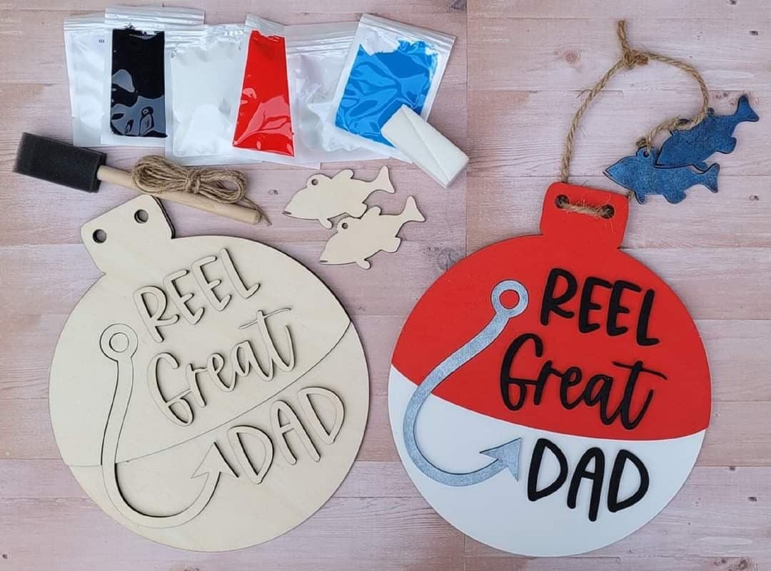 REEL Great Dad DIY Kit/father's Day Gift/personalized Gift/gift for Dad ...