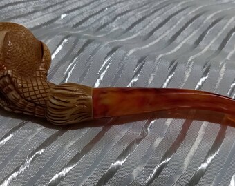 Carved Eagle Pipe - Etsy