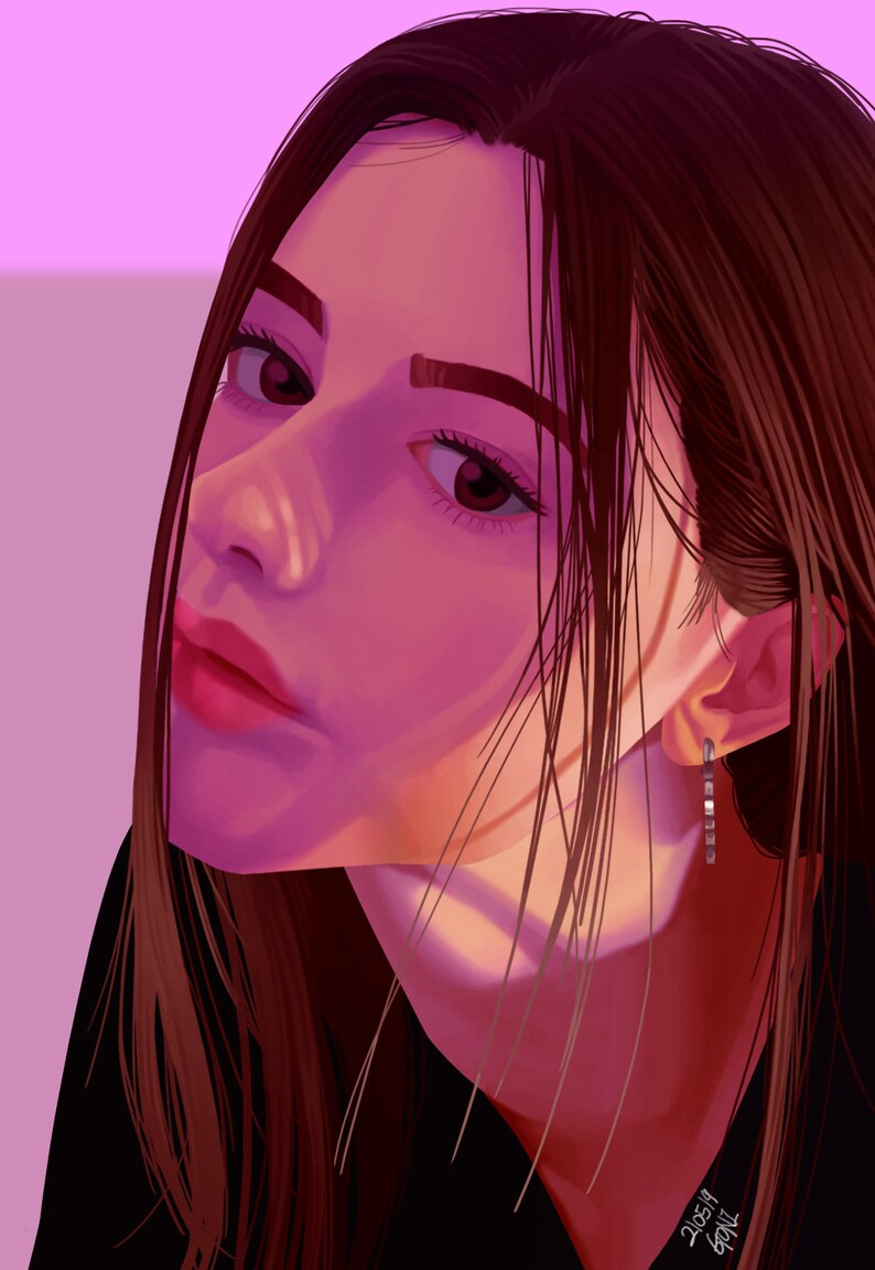 Celebrate Your Special Moment / Digital Drawing From Photo/ Custom ...