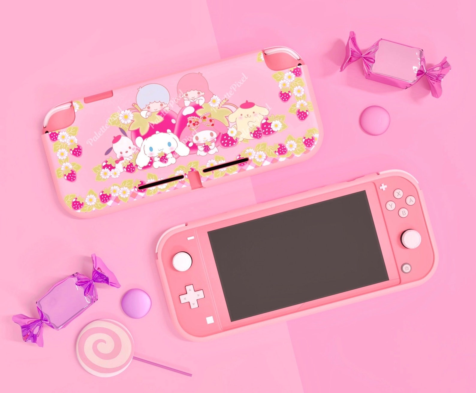 Custom Strawberry Nintendo Switch Case Strawberry Switch Case Kawaii ...