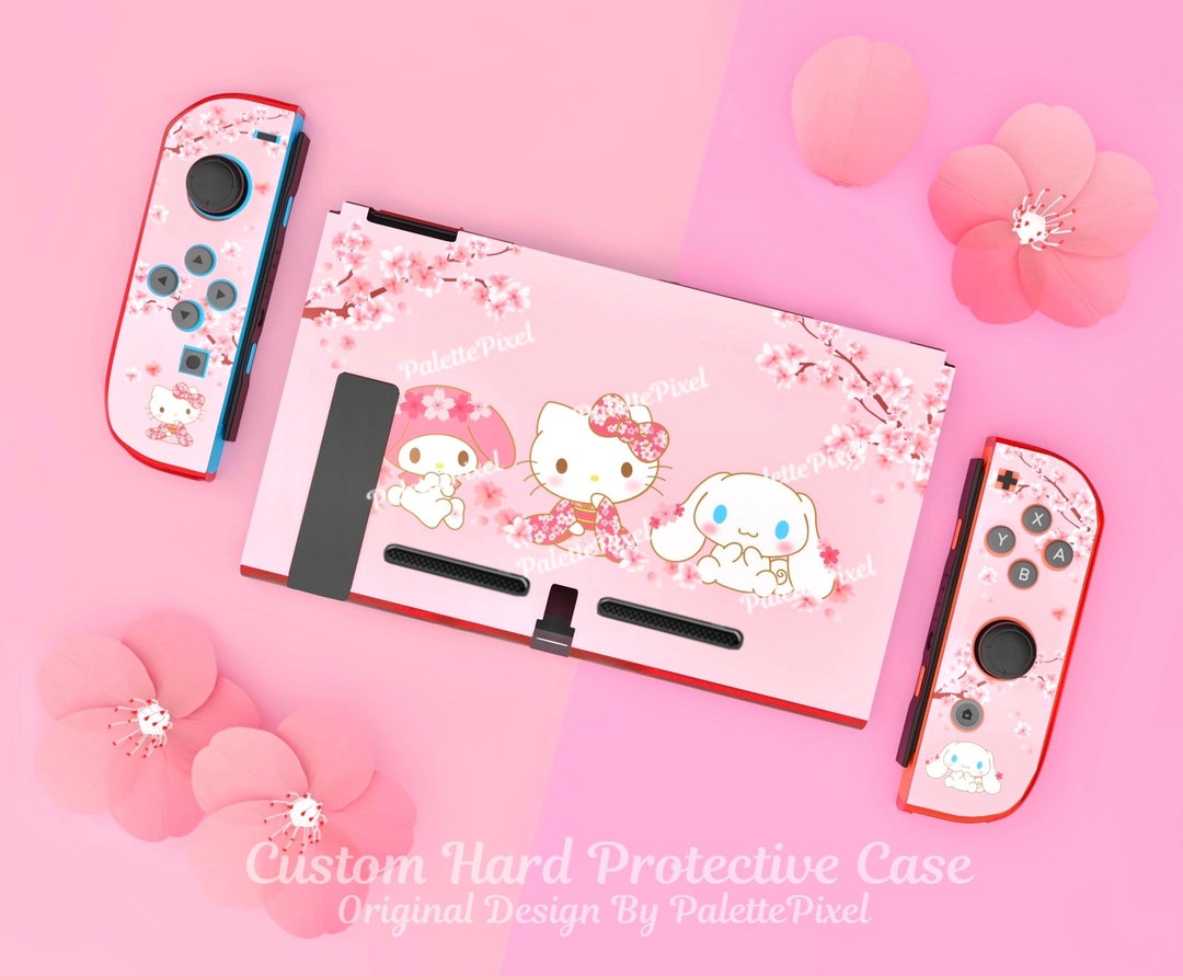 Custom Sakura Nintendo Switch Case - Sakura Switch Case - Flower Switch ...