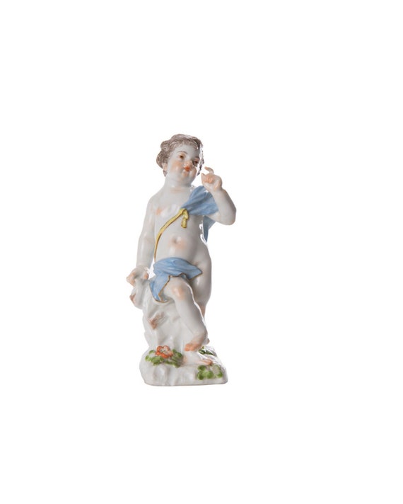 Meissen Collectible Figurine Putti in Draperies - Etsy