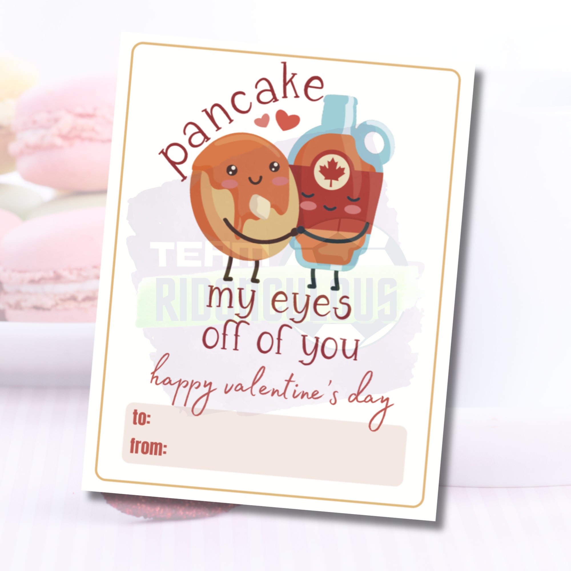 Printable PDF Valentine's Day Cards Cute Food Couples team Sweet - Etsy