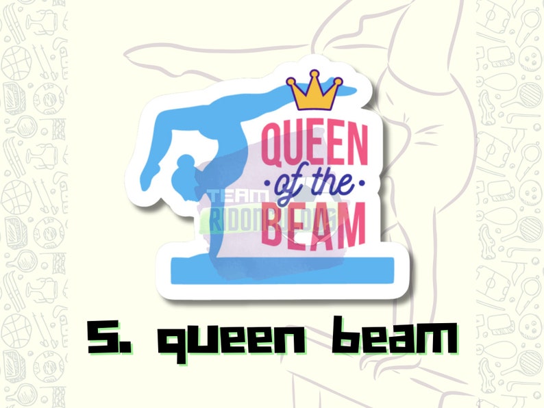 Team Gymnastics Waterproof Die-cut Stickers - Etsy