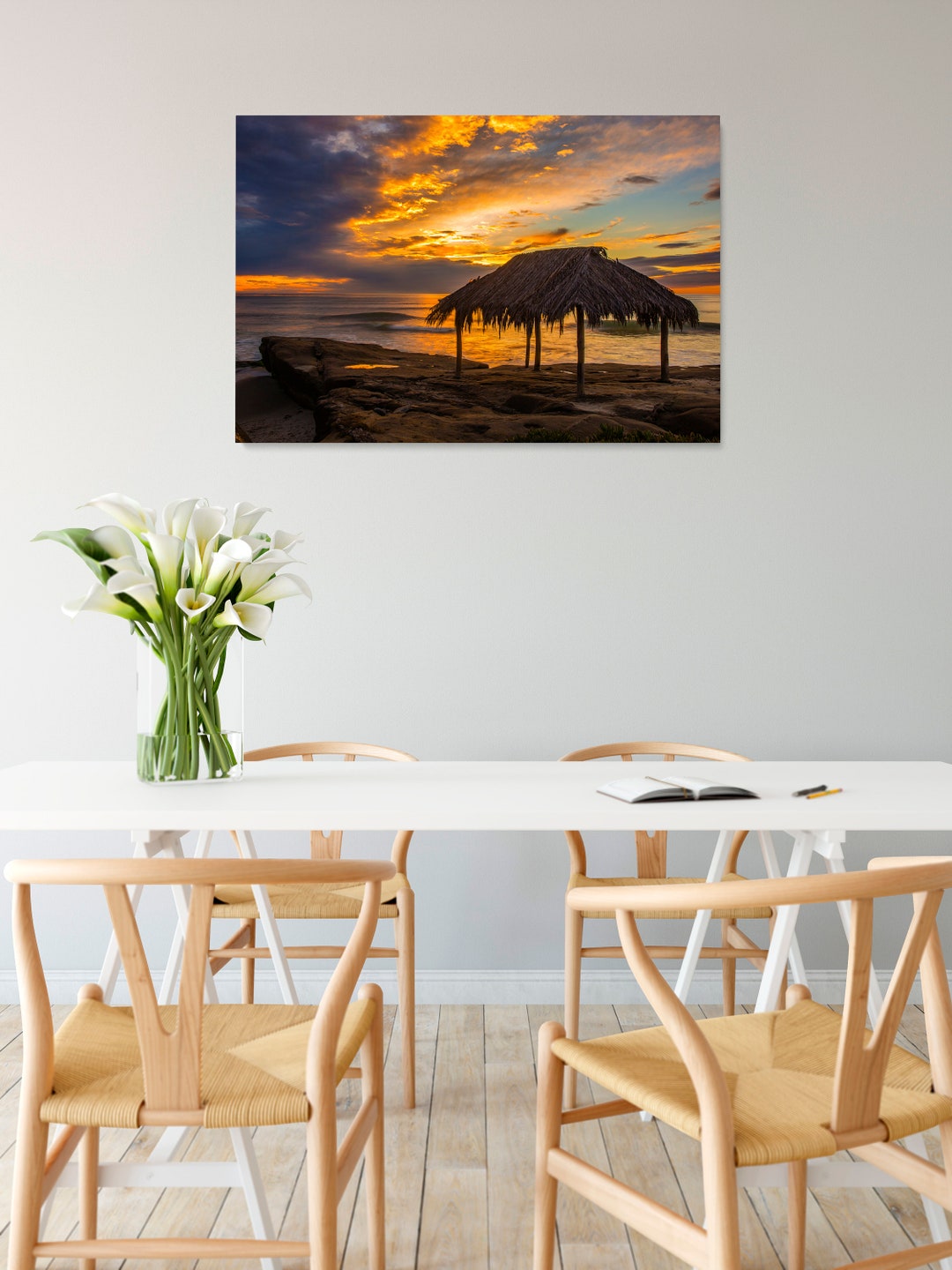 Beach Shack,digital Download,printable Wall Art,seascape,sunset,ocean ...