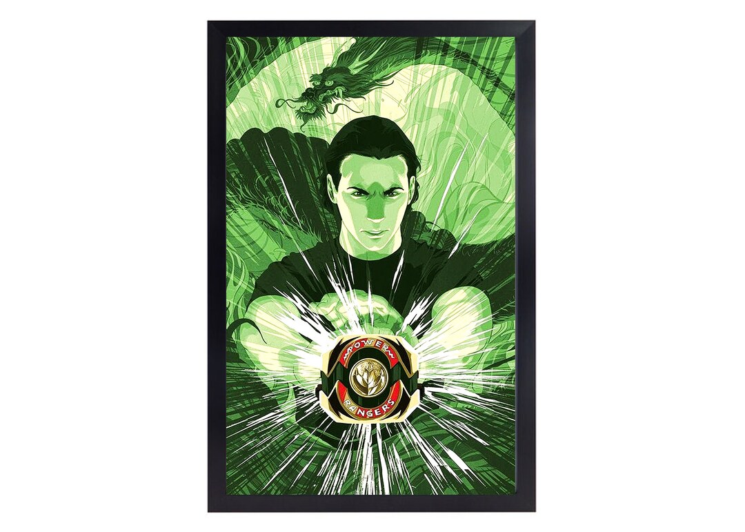 Green Power Ranger Art Poster - Etsy