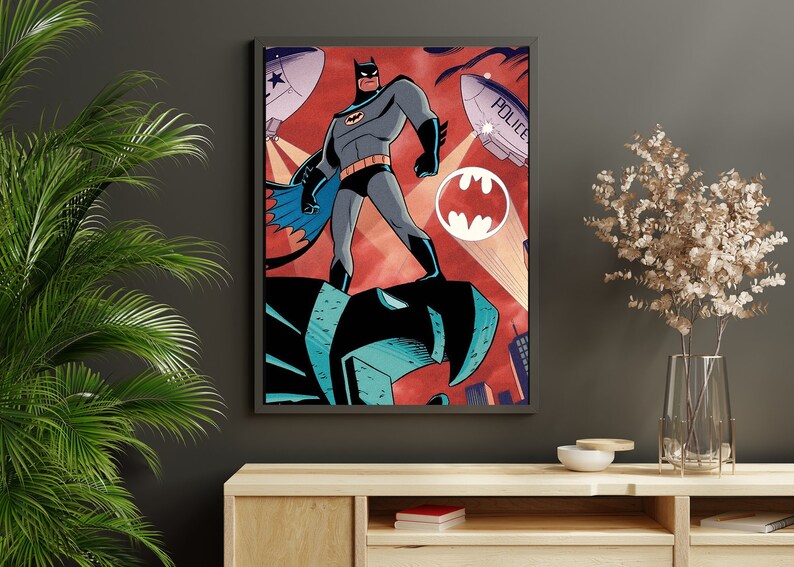 Batman Animated Series Art Poster - Etsy