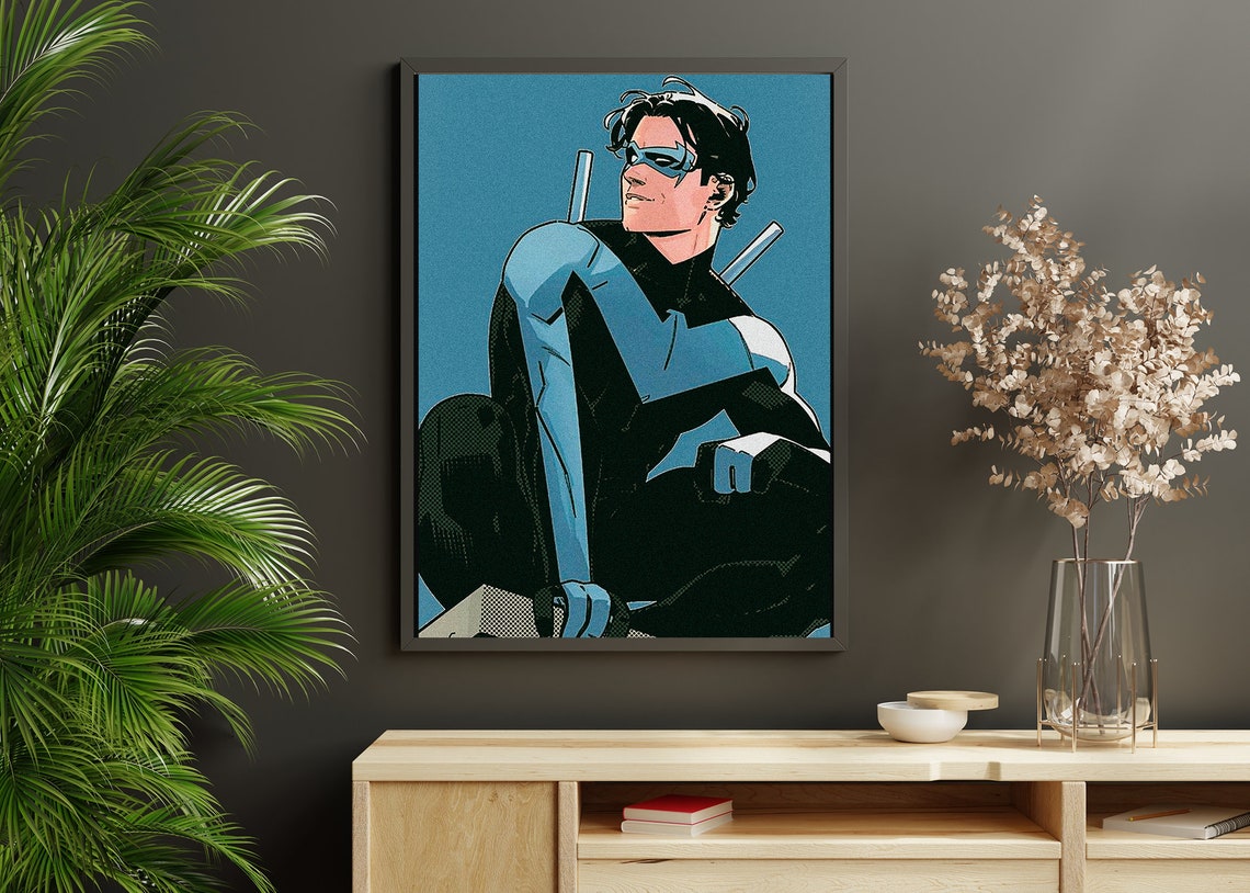 Nightwing Art Poster - Etsy