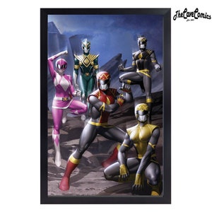Power Rangers Variant Cover Poster - Etsy