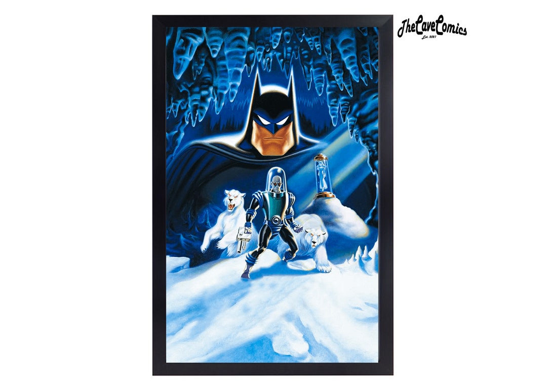 Batman and Mr Freeze Subzero Art Poster - Etsy