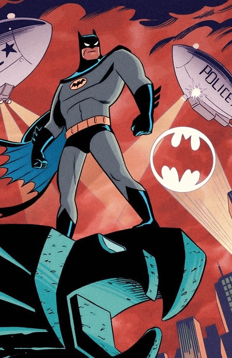 Batman Animated Series Art Poster - Etsy