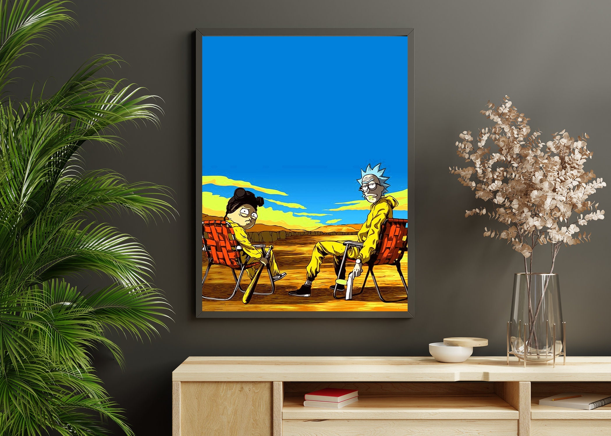 Rick and Morty Art Poster - Etsy