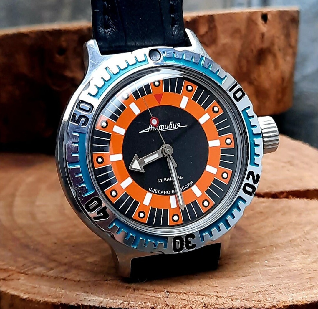 Vostok Amphibia Russian Watch Soviet Watch USSR Wristwatch - Etsy