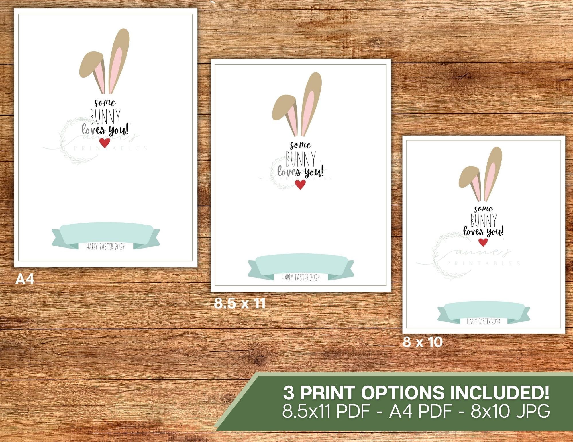 Happy Easter Some Bunny Loves You Craft L Child, Toddler, Baby ...