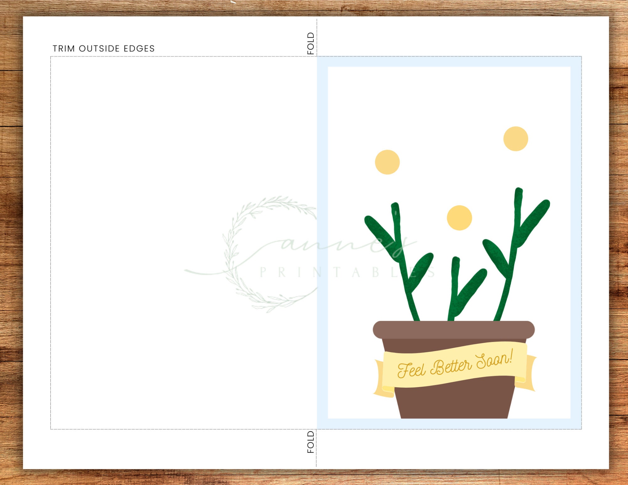 Get Well Soon Fingerprint Card L Kid, Toddler, Child L Craft L Feel ...