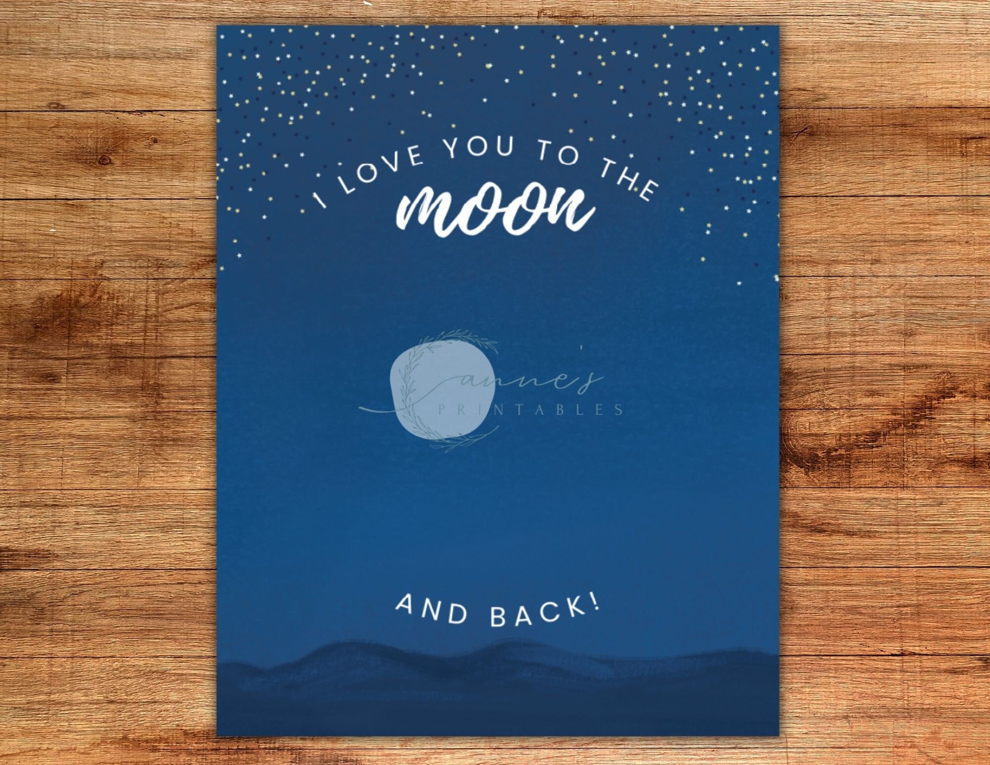 I Love You to the Moon and Back L Valentine's Day L Baby Child Toddler ...
