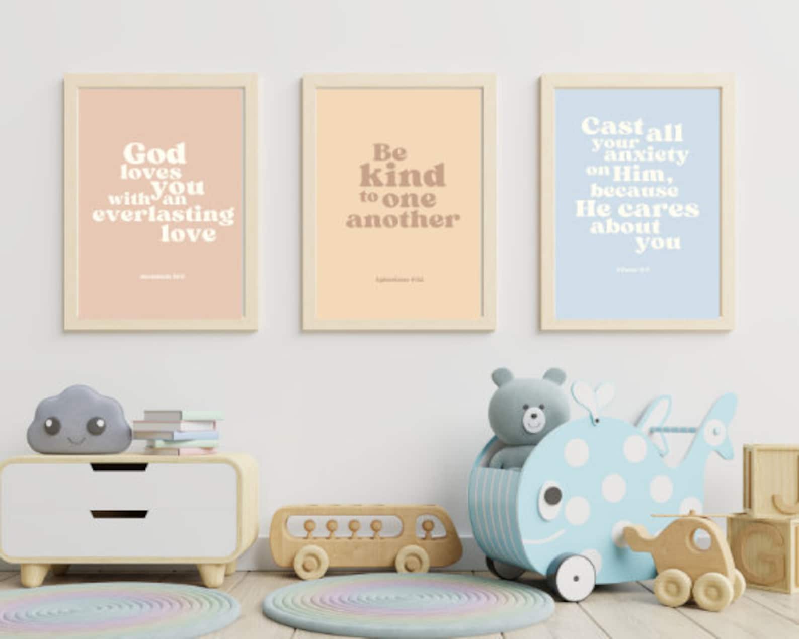 Bible Verse Boho Decor L Christian Printable Scripture Poster Set ...