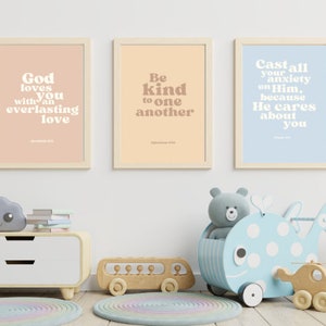 Bible Verse Boho Decor L Christian Printable Scripture Poster Set ...