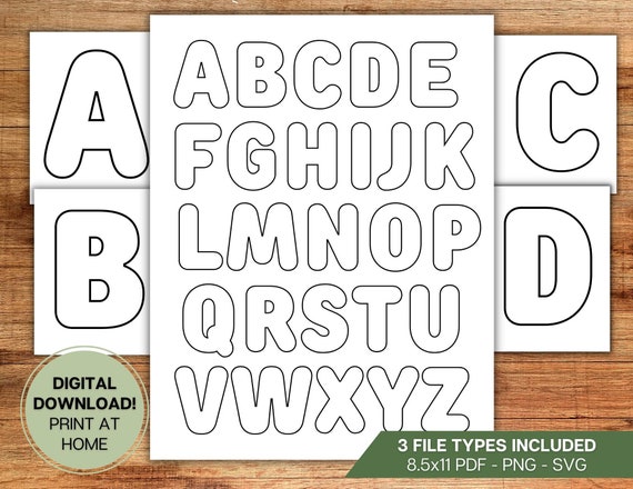 Borde Del Alfabeto Imprimible