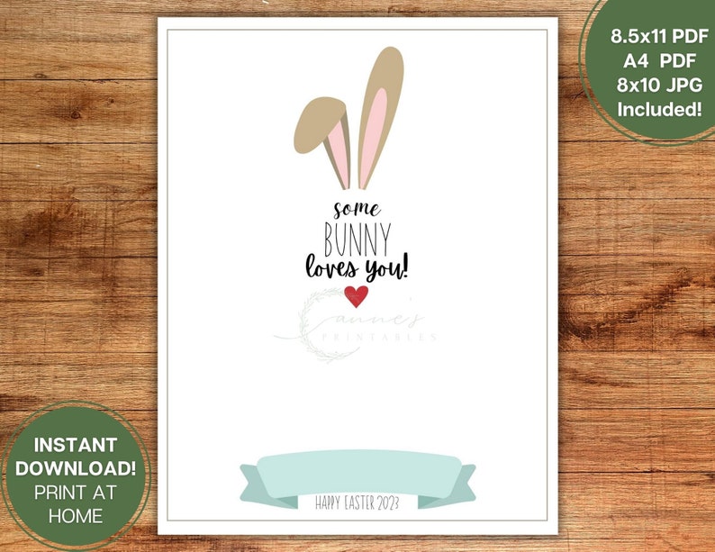 Happy Easter Some Bunny Loves You Craft L Child, Toddler, Baby ...