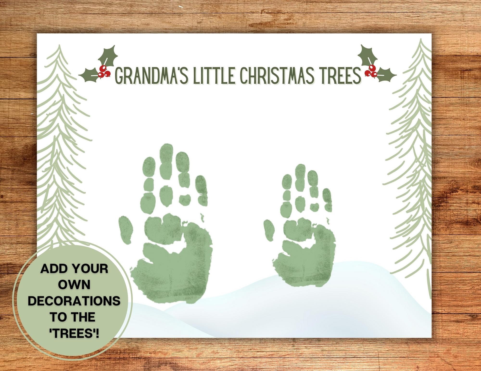 Grandma's Little Christmas Trees Grandchild, Child, Toddler, Baby ...