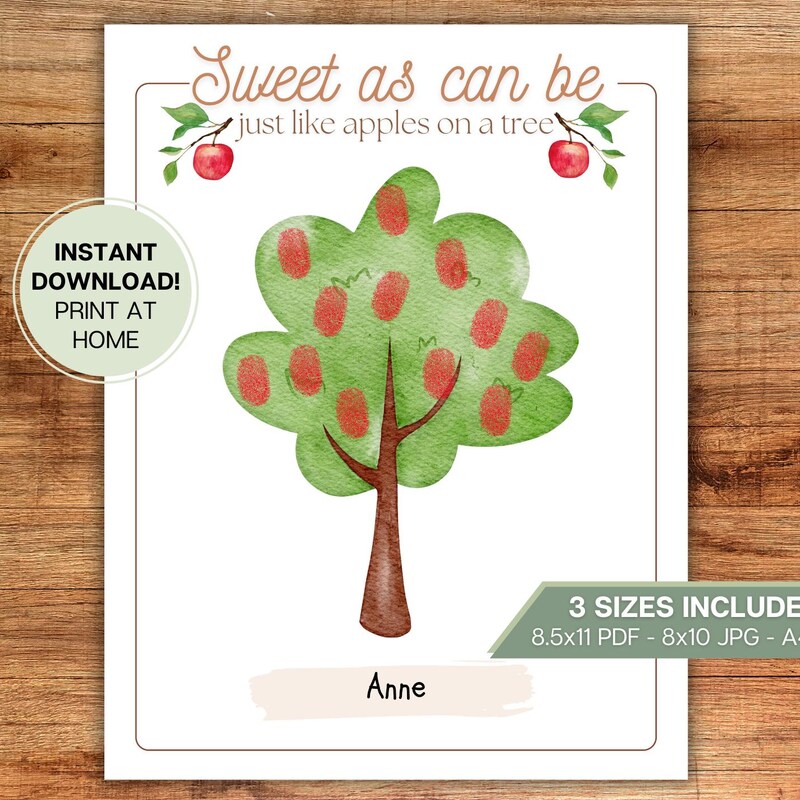 Fingerprint Tree - Etsy