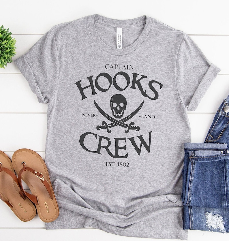 Captain Hooks Crew Disney Shirt / Peter Pan Disney Shirt / Disney ...