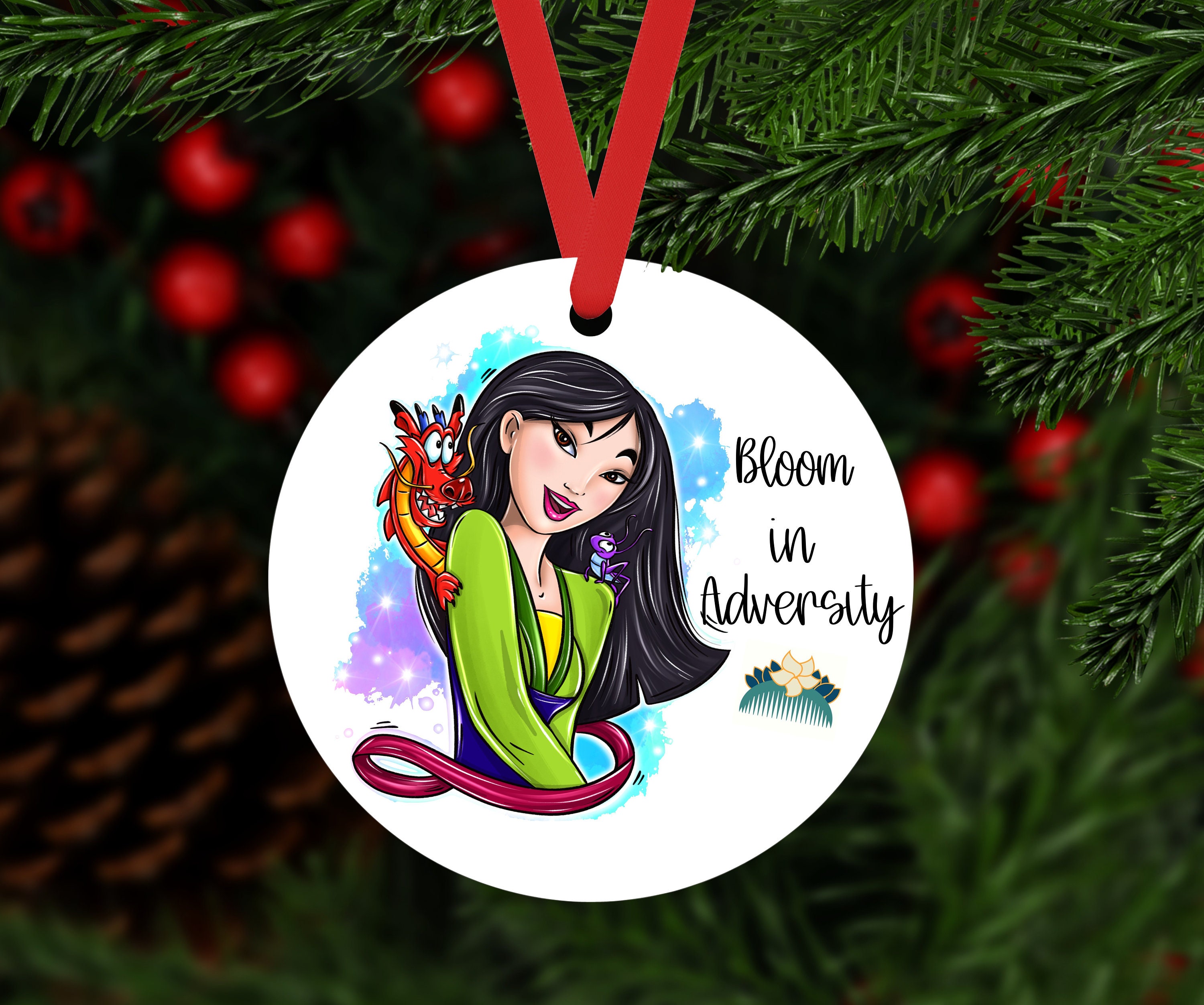 Mulan Christmas Ornament / Disney Mulan Christmas Ornament / - Etsy UK