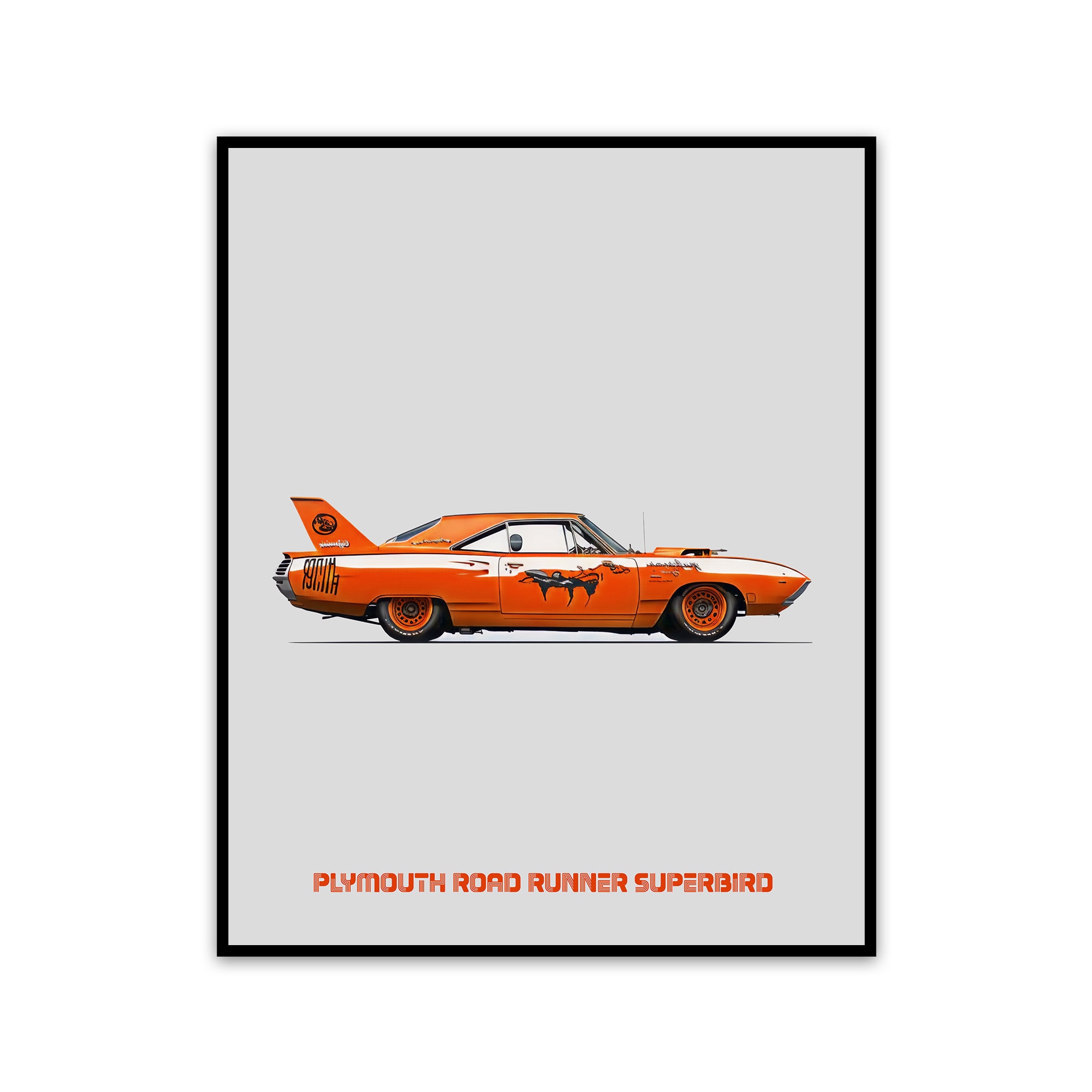 American Muscle Classic Cars Art Prints - Set of 6, Mustang, Camaro ...