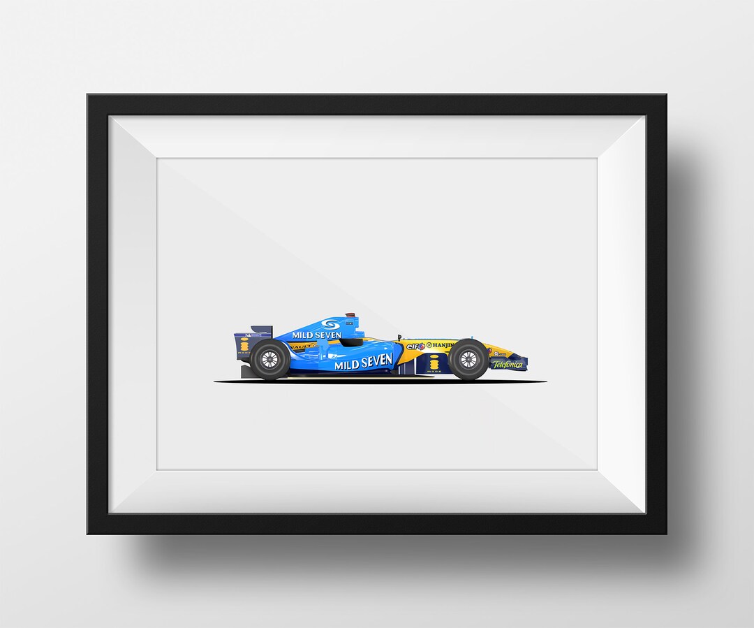 Renault R25 F1 DIGITAL DOWNLOAD Design for Kids Boys Man Cave Boys Room ...