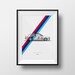 Printable BMW E30 Slammed Tri-color Poster DIGITAL Download Design for ...