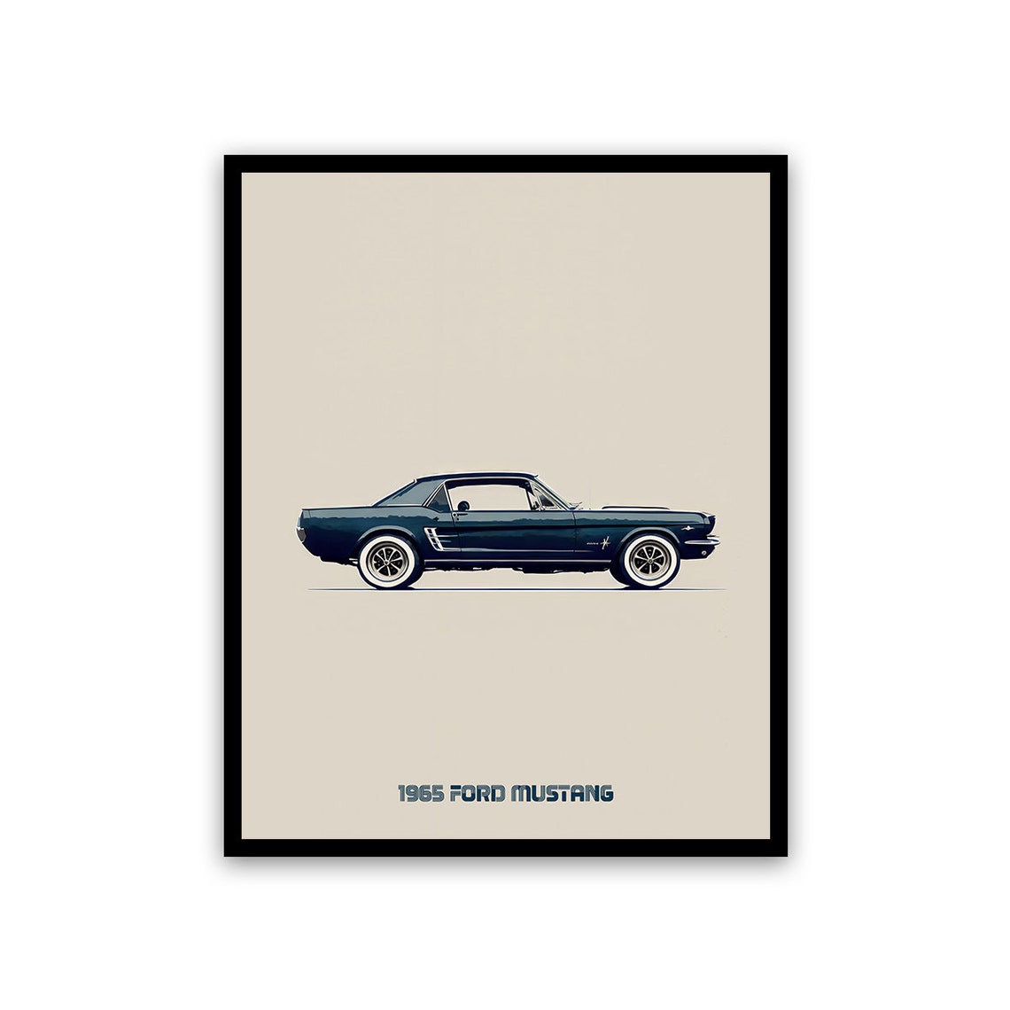 American Muscle Classic Cars Art Prints - Set of 6, Mustang, Camaro ...