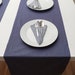 Modern Table Runner, Denim Blue Runner, Modern Dining Room Table Runner ...