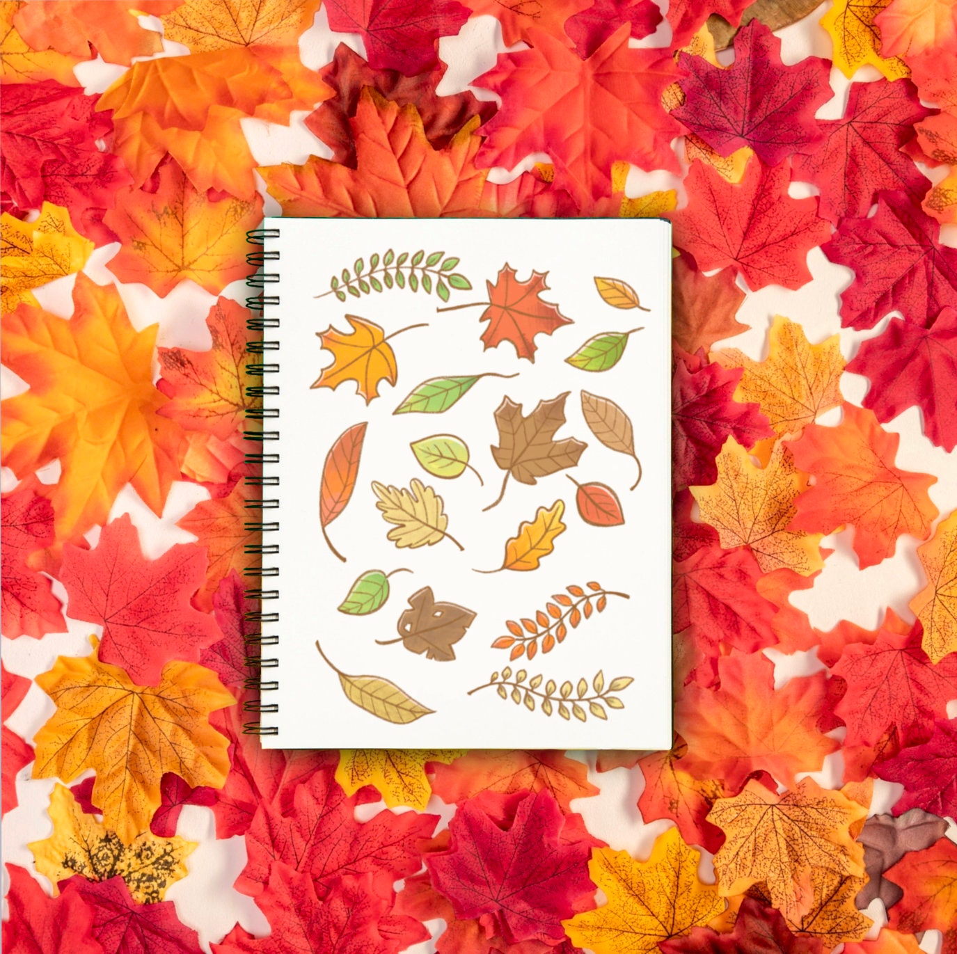 Digital Stickers: Leaves - Etsy