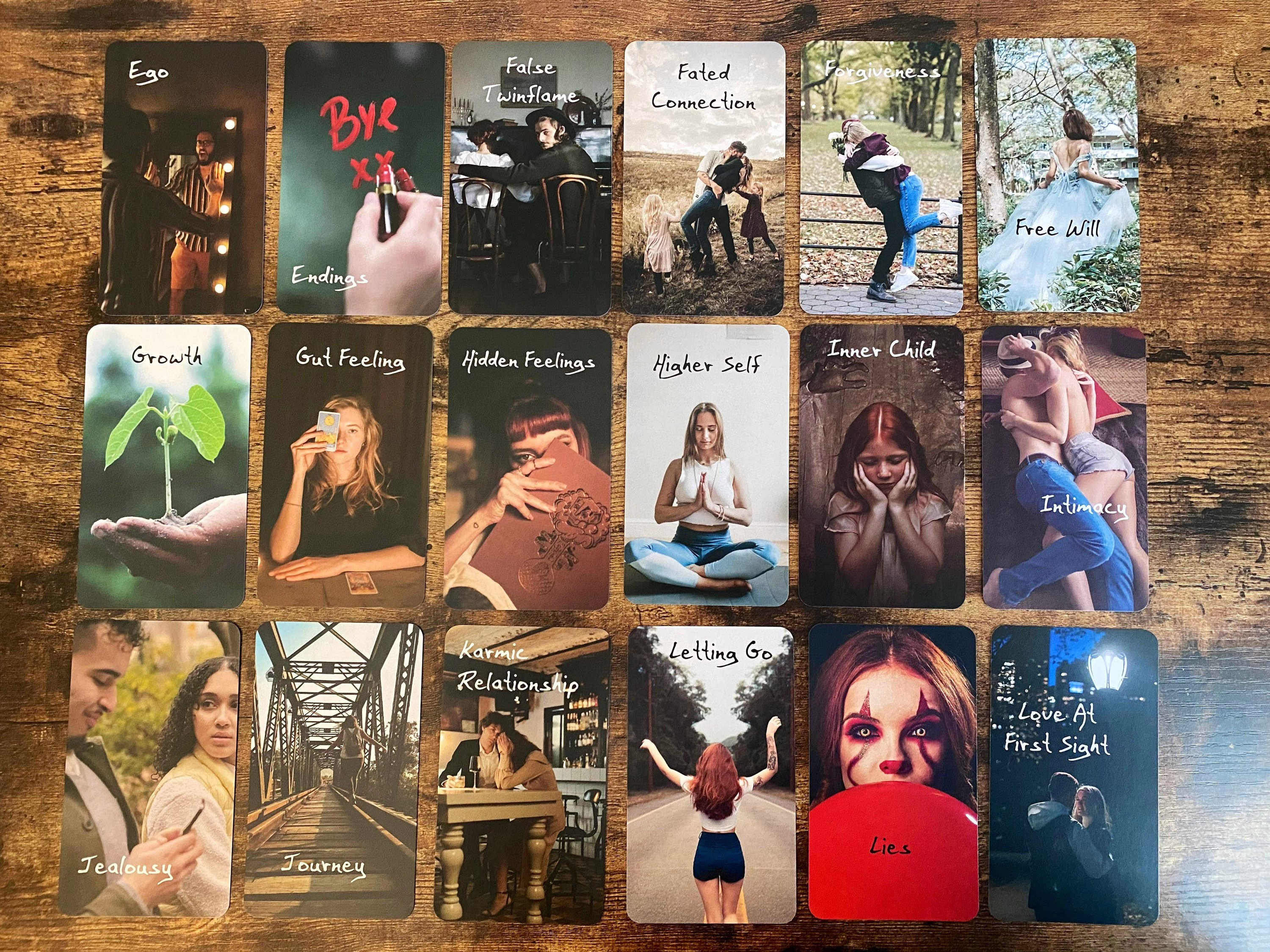 Twinflame Oracle Deck the Mirror Oracle by Simplistic Mystic - Etsy