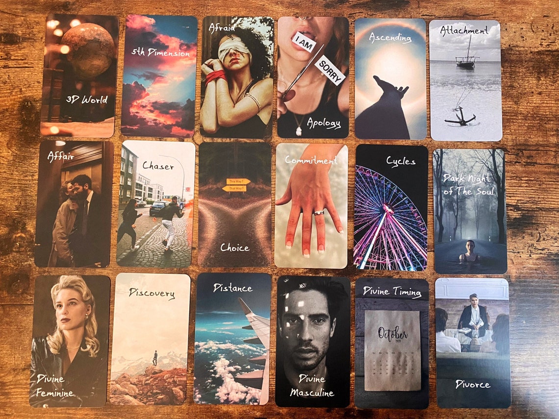 Twinflame Oracle Deck | the Mirror Oracle by Simplistic Mystic (80 Card ...